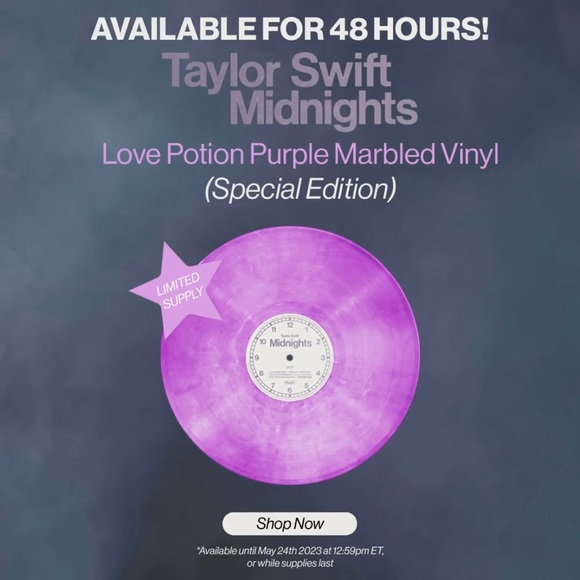 Taylor Swift | Accessories | New Taylor Swift Love Potion Vinyl | Poshmark